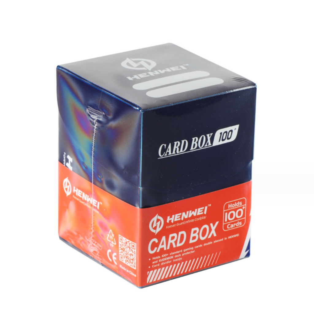 Original HENWEI Deck Box 100+ Card Deck Box Card Storage Box Card Kotak ...