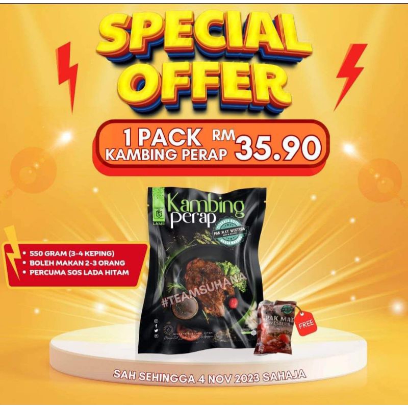 KAMBING PERAP, DAGING LEMBU PERAP DAN AYAM PERAP PAK MAT WESTERN SG ...