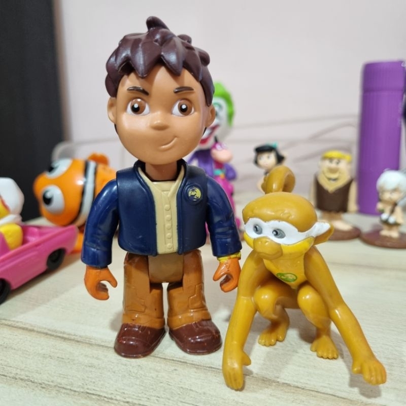 Go Diego Go set with monkey preloved toy | Shopee Malaysia