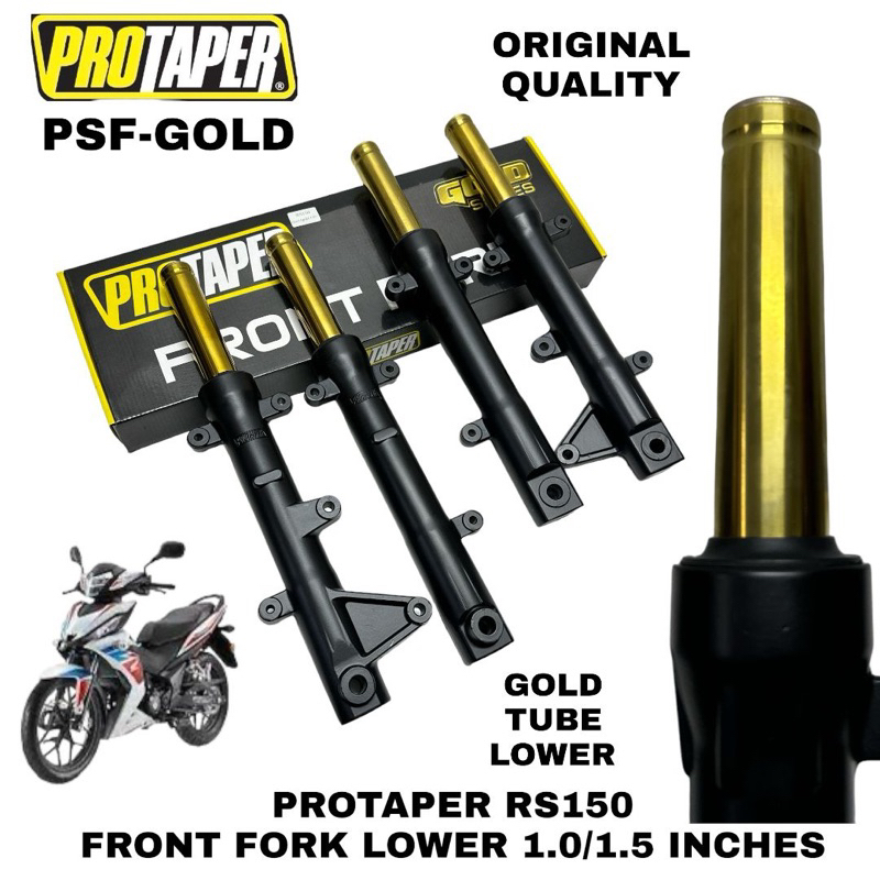 PROTAPER RS150/RSX150 PFS-GOLD FRONT FORK SET LOWER 1-1.5 INCHES ...