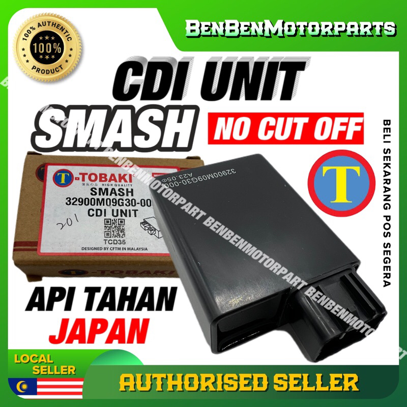 SUZUKI SMASH110 SMASH 110 CDI UNIT STANDARD NO CUT OFF BUANG CUT 100% ...