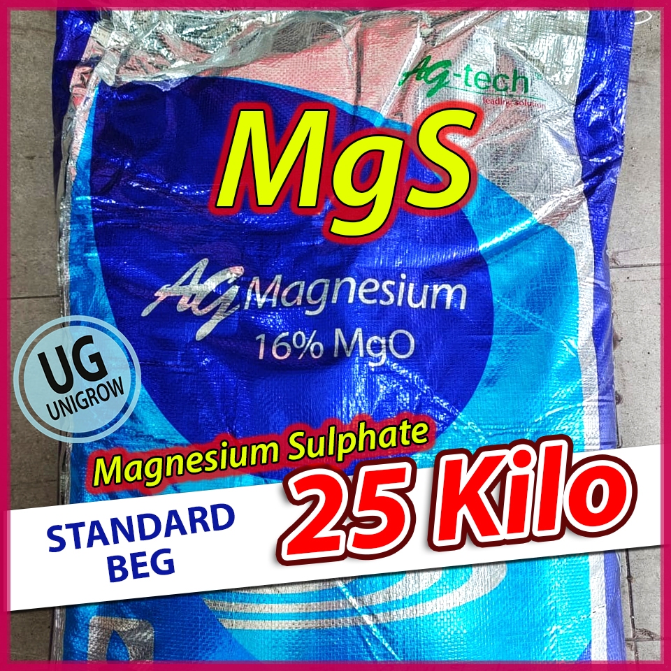 (25kg) Baja MgS Magnesium Sulfate / Epsom Salt / Magnesium Sulphate ...