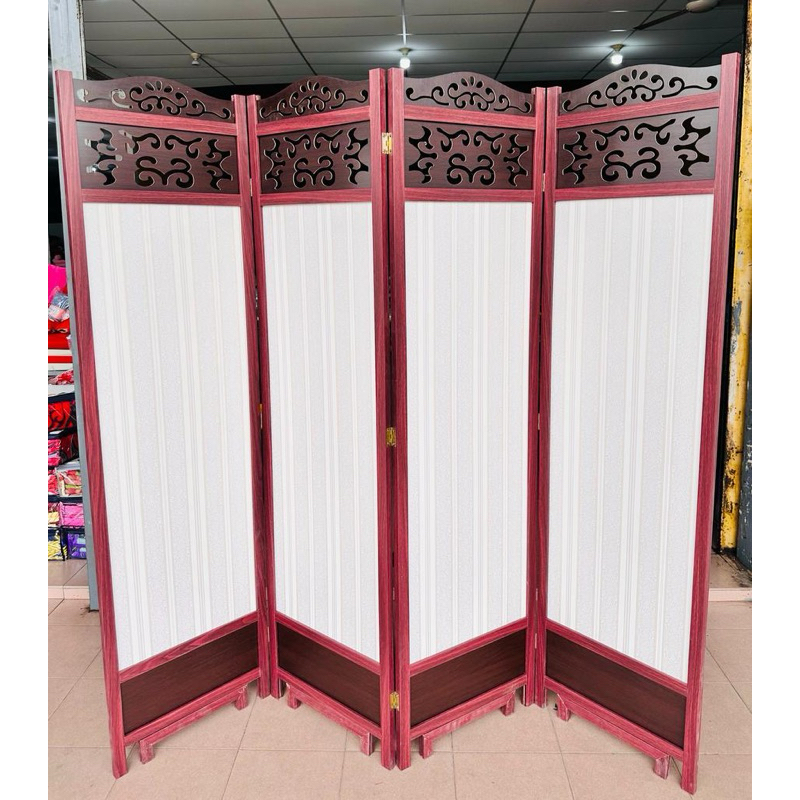 Original Partition Kayu | Pembahagi Ruang Kayu Original Wood screen ...