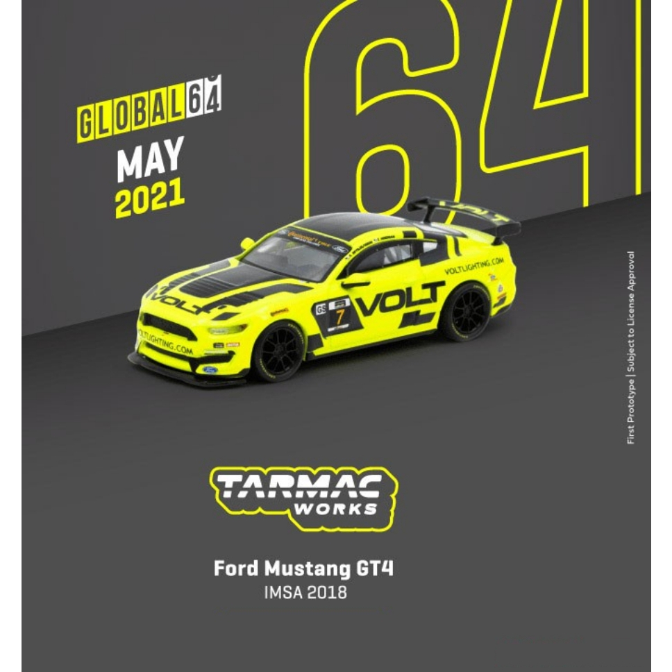 Ford Mustang GT4 IMSA 2018 // TARMAC WORKS 1:64 Scale diecast | Shopee ...