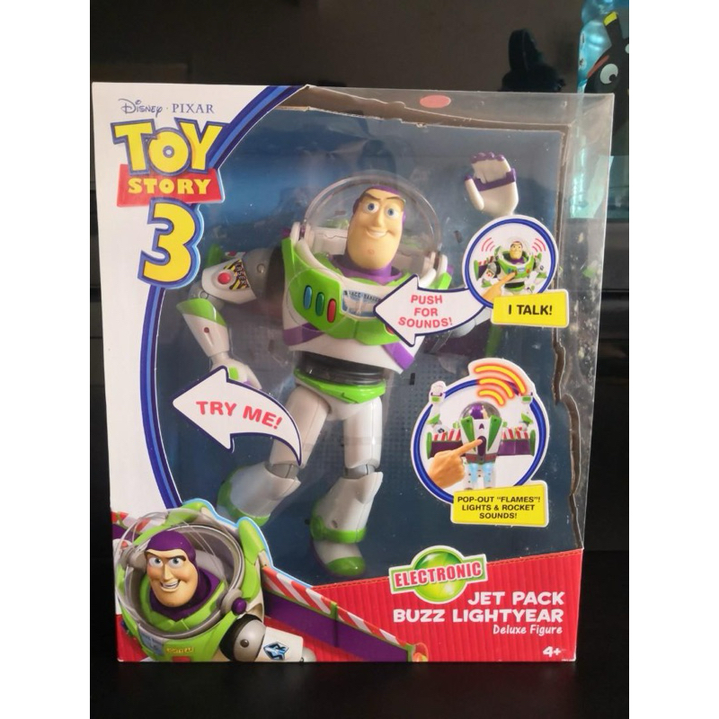 Disney Pixar Toy Story 3 Electronic Jet Pack Buzz Lightyear Deluxe ...