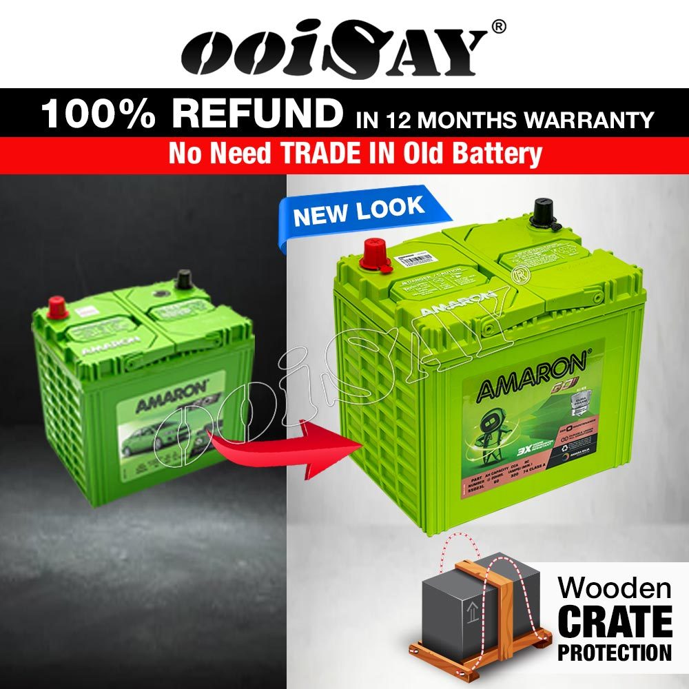 AMARON GO, HI LIFE, PRO D23L (MF) - Car Battery - Camry, Innova, Teana ...