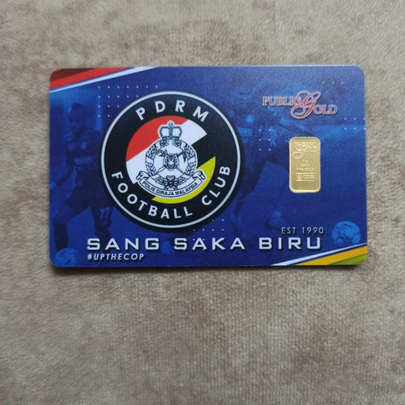 Public Gold Bullion Bar 1g 1 gram (Au 999.9) - Sang Saka Biru PDRM FC ...