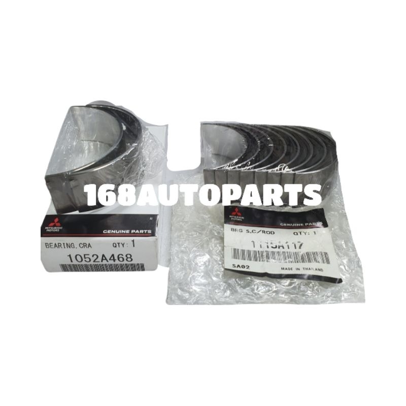 Original Mitsubishi 1052A468 1115A117 COR ROD BEARING CRANKSHAFT ...
