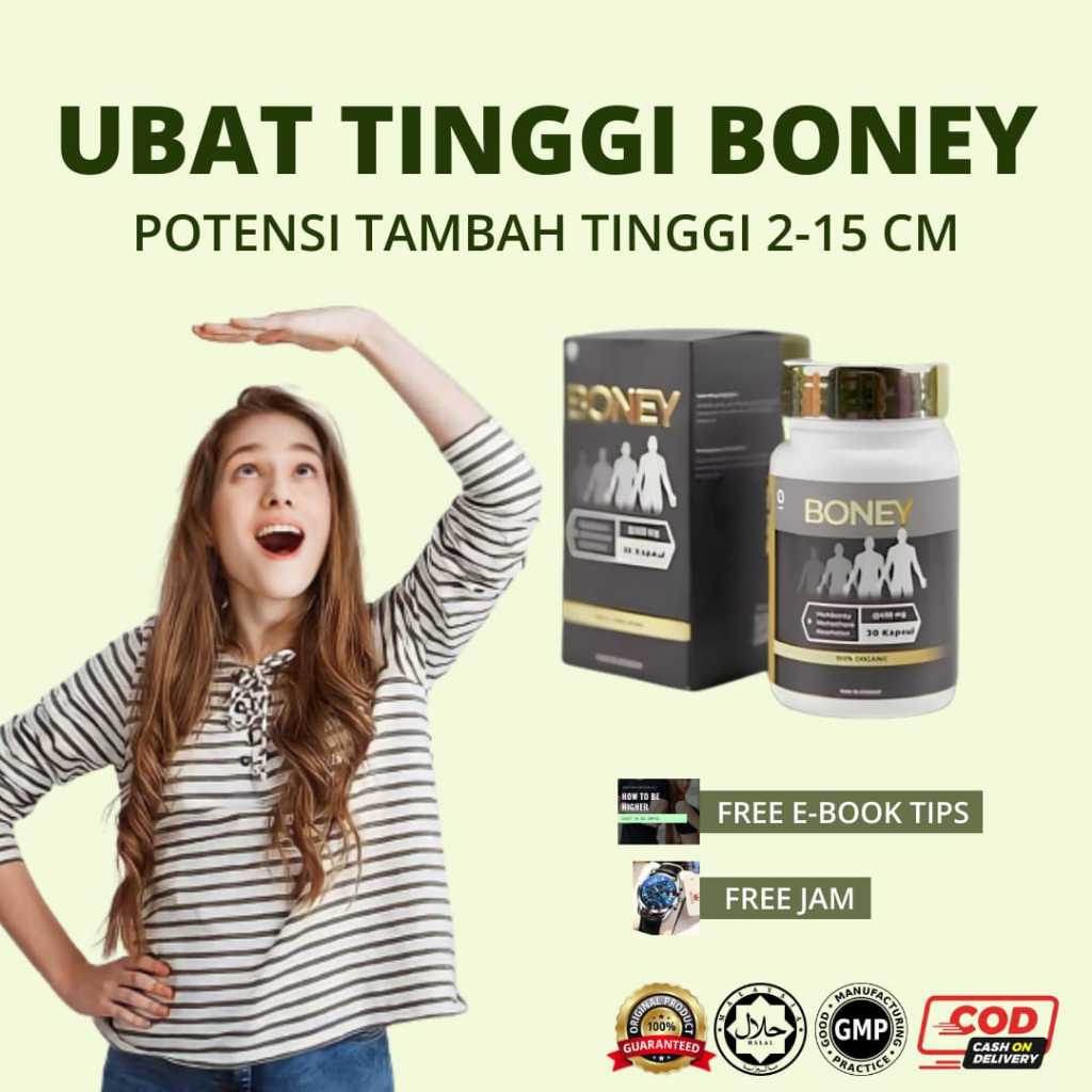 Boney Ubat Tinggi Badan Terbaik Boney Peninggi badan 10X Cepat berkesan ...