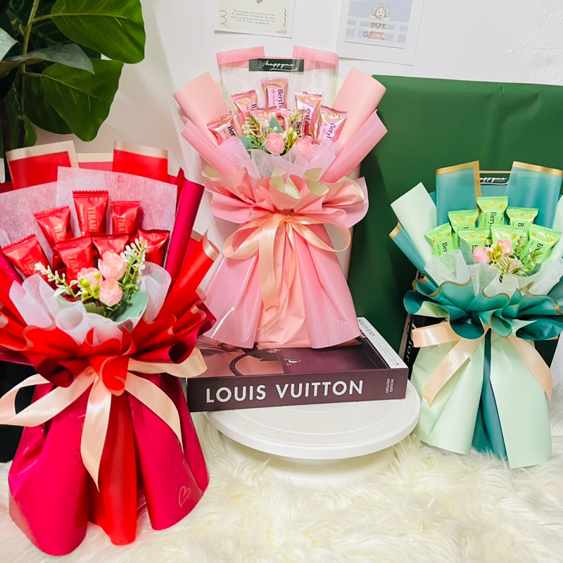 BOUQUET BAJET BIRTHDAY ANNIVERSARRY GIFT ️ GRADUATION CONVO WISUDA ...