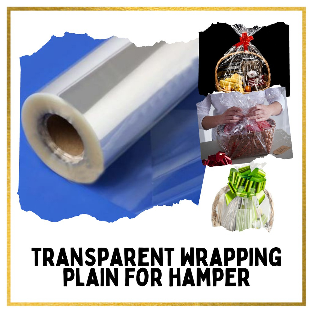 Fast Shipping OPP TRANSPARENT WRAPPING HAMPER PLASTIC HAMPER MURAH ...