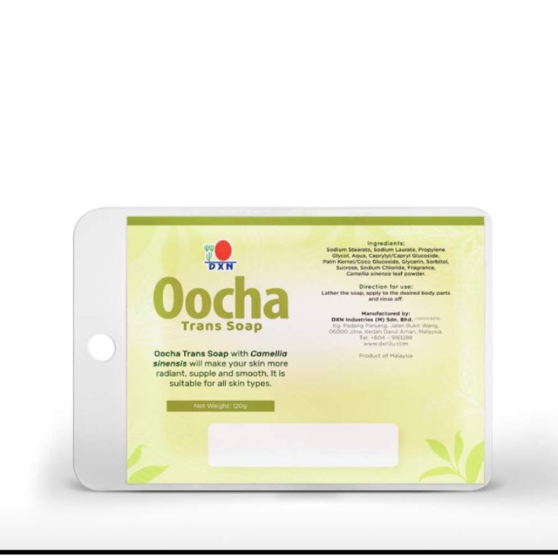 PC074 DXN Oocha Trans Soap 1 bar x 120g | Shopee Malaysia