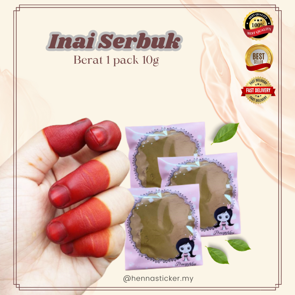 [BUY 10 FREE 11] INAI SERBUK KAMPUNG / INAI SERBUK DAUN | Shopee Malaysia