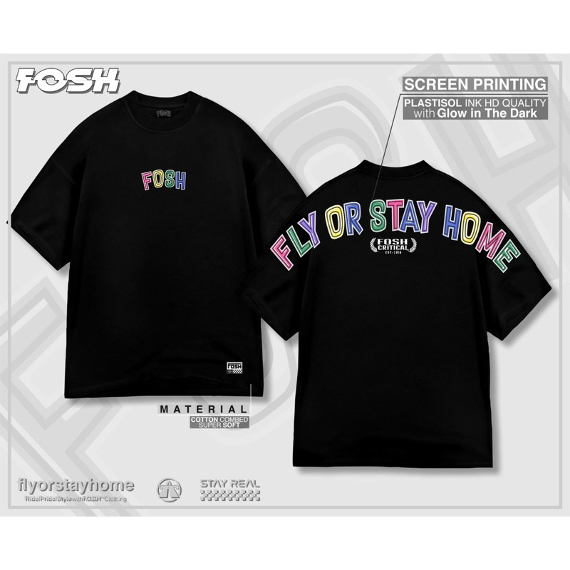 FOSH RAINBOW GLOW IN THE DARK 2023 Cotton | Shopee Malaysia