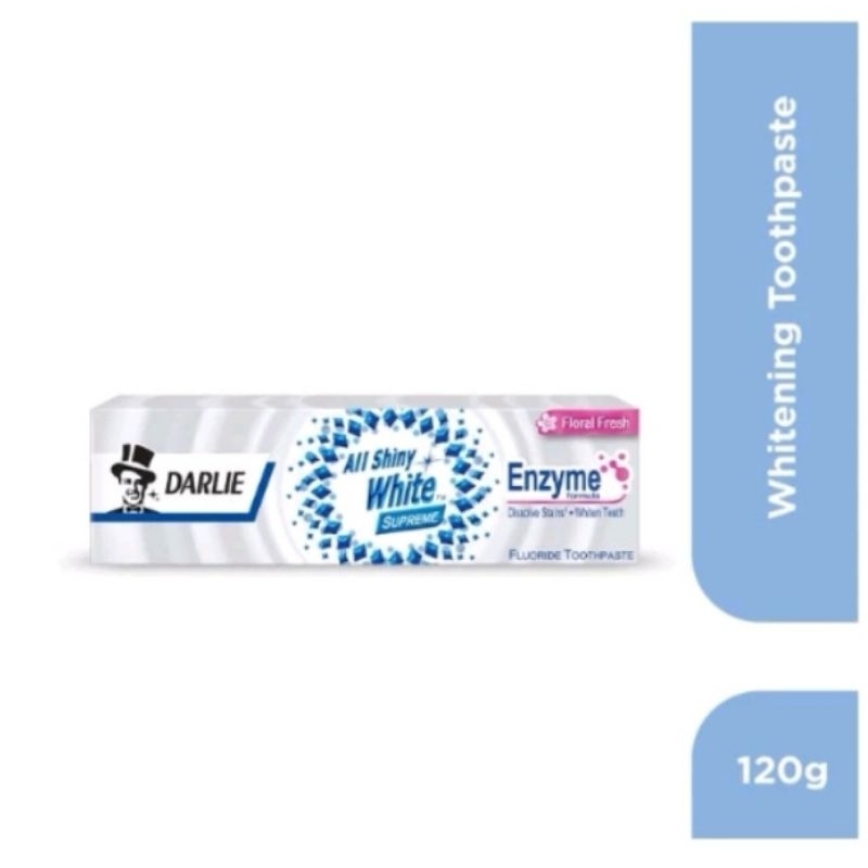 Darlie Natural Whitening Enzyme Toothpaste Floral Fresh 120g | Shopee ...