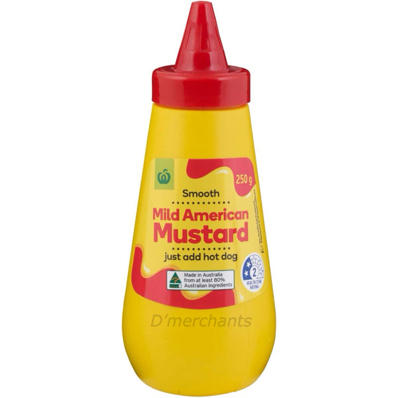 Woolworths Mild American Mustard | 250g | Shopee Malaysia