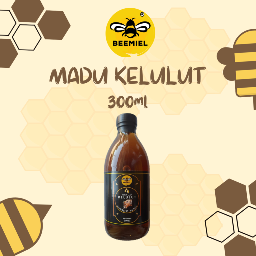 BEEMIEL Madu Kelulut 300ml (Stingless Bee Honey) | Shopee Malaysia