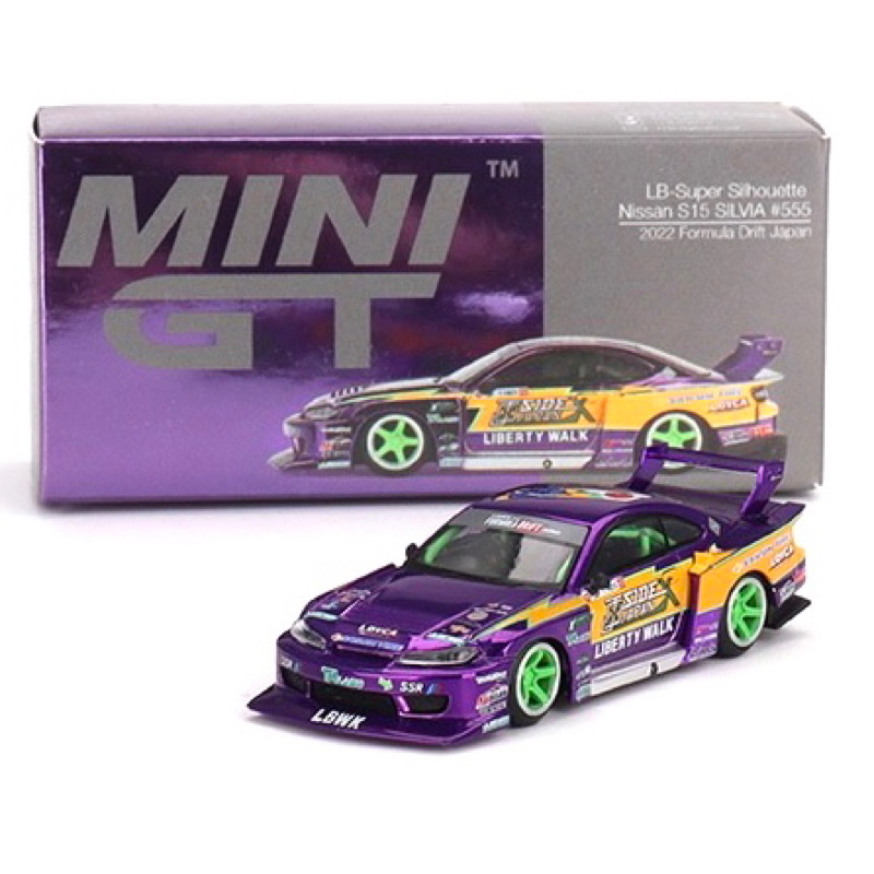 TSM Models Mini GT Nissan S15 Silvia LB-Super Silhouette No.555 2022 ...