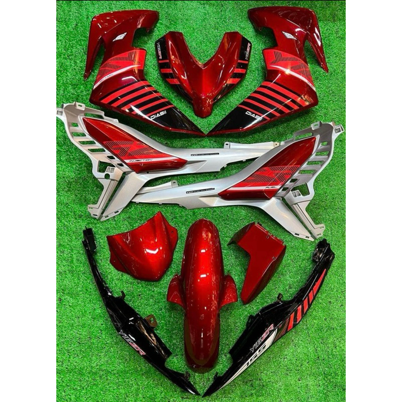 YAMAHA Y16ZR COVER SET MERAH PURBA 2023 | Shopee Malaysia
