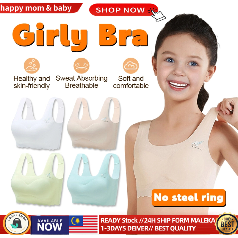 【Ready Stock】8-16yrs Kids Bra Girls Training Bra Underwear Girl's ...
