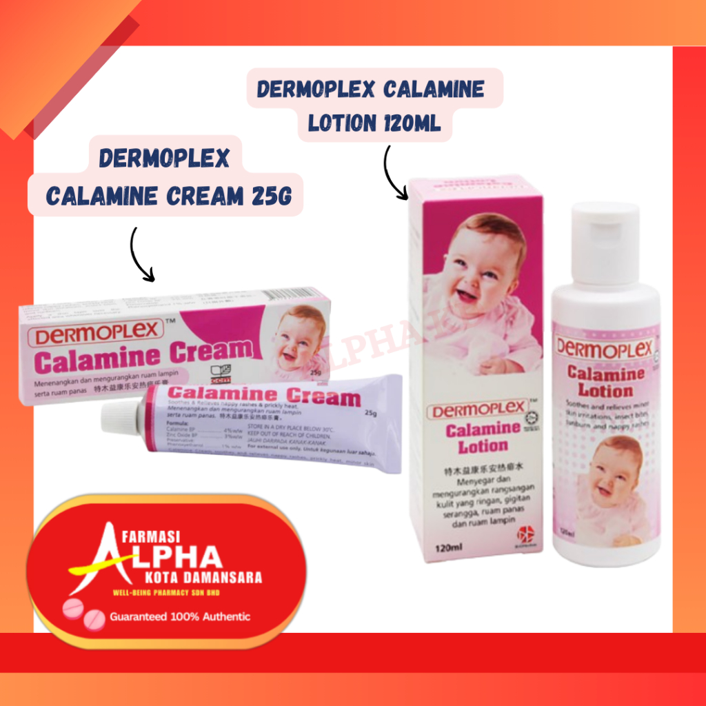 Dermolex Calamine Cream 25g / Lotion 120ml | Shopee Malaysia