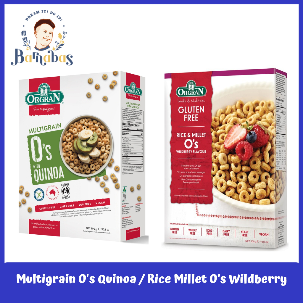 Orgran Multigrain Millet O's with Quinoa 300g | Shopee Malaysia
