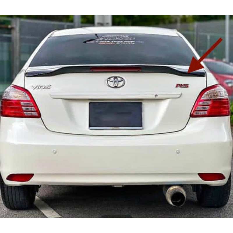 TOYOTA VIOS NCP93 2008-2012 SPOILER WITH LED (68) FIBERGLASS SKIRT LIP ...