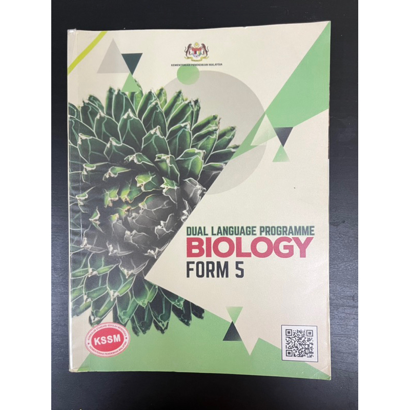 [Second Hand] Biology Textbook Form 5 Dual language program KSSM Buku ...