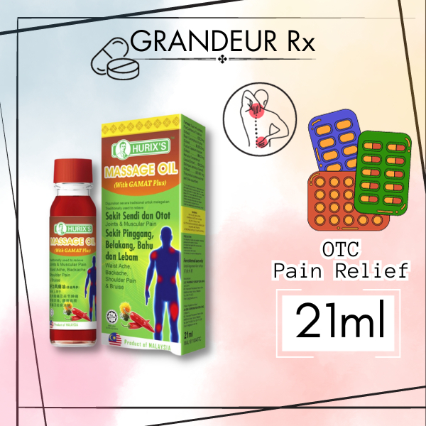 Hurix's Massage Oil Minyak Urut Gamat Plus for Pain Relief Sakit Sendi ...