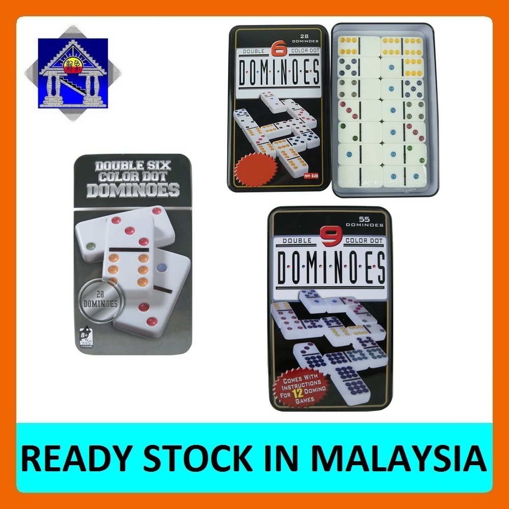DOMINOES DOUBLE 6 COLOR DOT. 1000165B (NOT INCLUDE THE INSTRUCTIONS ...