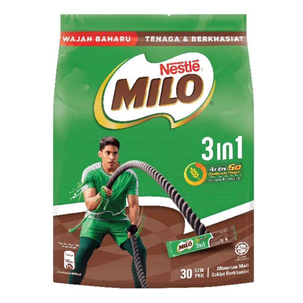 🏈READY STOCK🏈 Nestle Milo Active-GO 200g, 400g, 1kg, 2kg Milo Milo ...