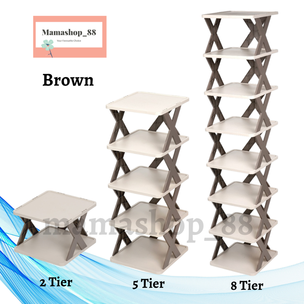 Rak Kasut Plastic Shoes Rack/ Multi-layer Shoe Rack/ Storage Cabinet ...