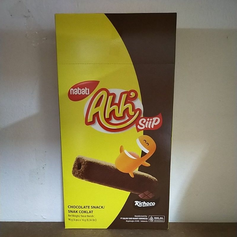 Nabati Ahh Siip Chocolate Snack -96g (6pcsx16g) | Shopee Malaysia