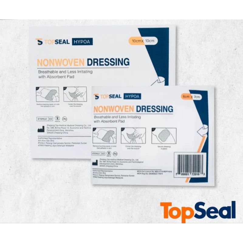 TOPSEAL WOUND DRESSING WATERPROOF AND TRANSPARENT ( 6cm x 7cm / 10cm x 10cm) | Shopee Malaysia