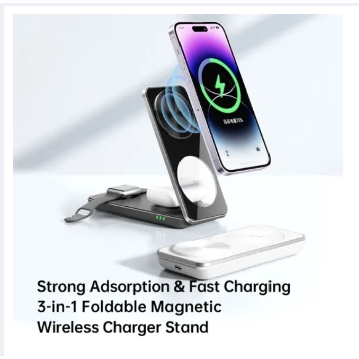 Mcdodo CH-1151 3in1 Magnetic Wireless Charger Stand Station Phone ...