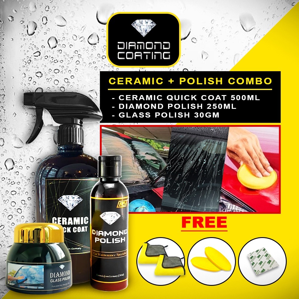 Diamond Coating【Quick Coating】💎Diamond Polish & Ceramic Coating Spray ...