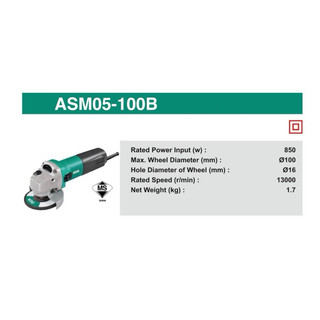 DCA ASM05-100B Angle Grinder Machine Woodworking Power Tools Mesin ...
