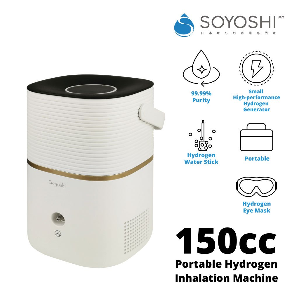 Soyoshi Hydrogen Inhalation Machine 150cc SY-1000 Antioxidant Boost ...