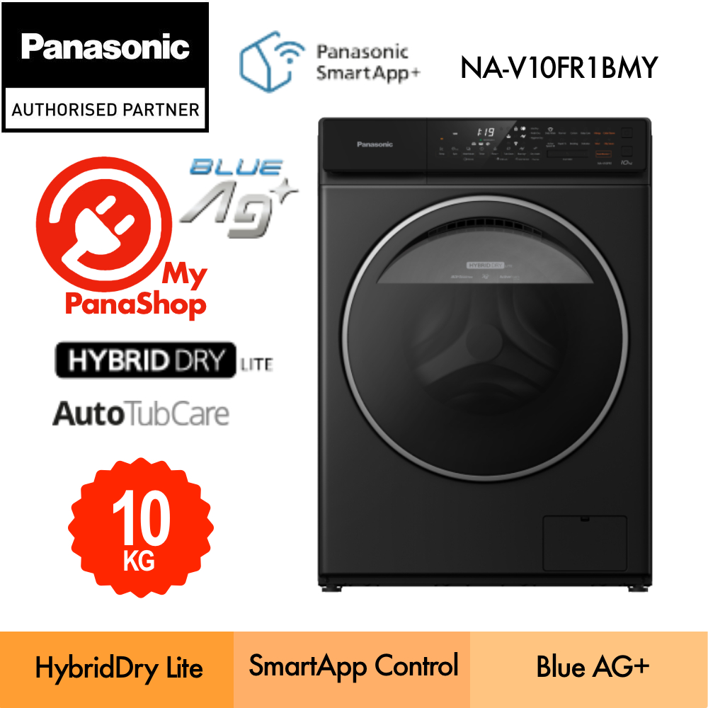 Panasonic Front Load Inverter AI Smart Washing Machine (10kg / AG+ ...