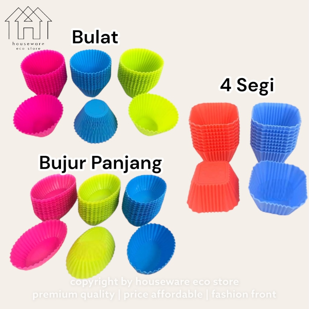(Pilih Warna) Jelly Cup /Jelly Mould / Muffin Cup / Pudding Cup / Acuan ...