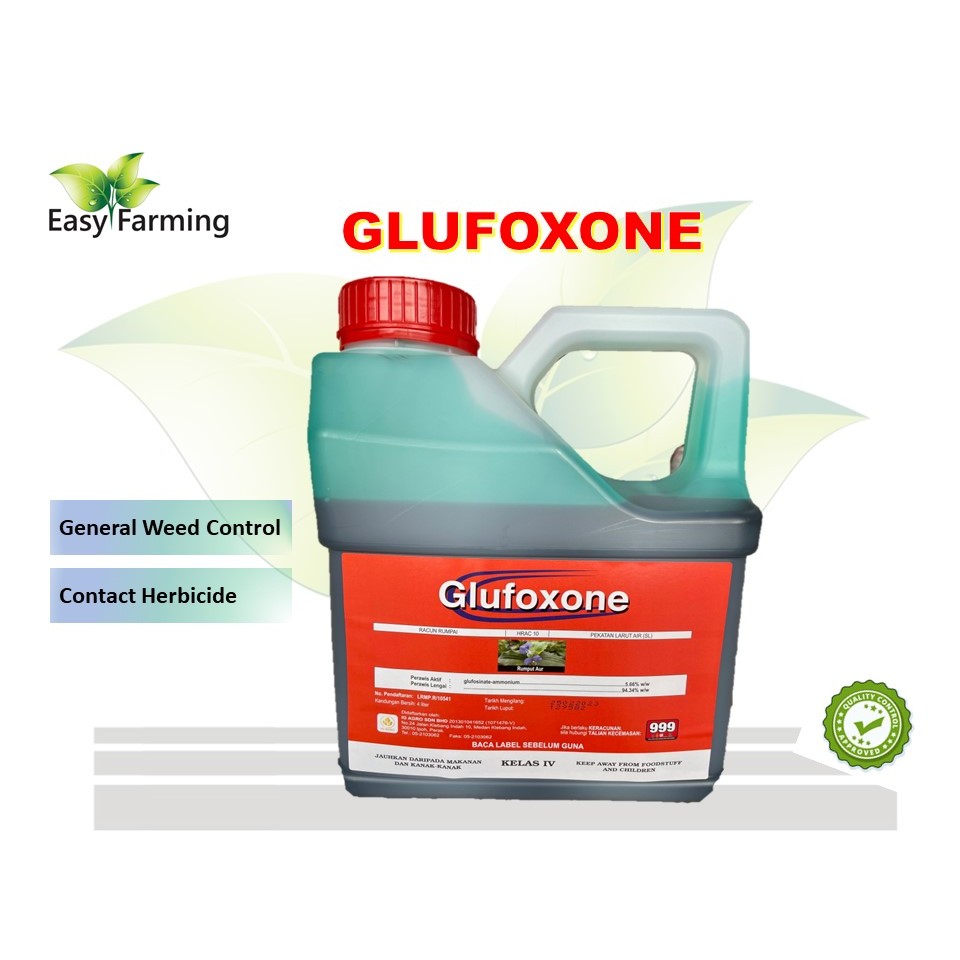 GLUFOXONE 4 Liter / Glufosinate Ammonium / Racun Rumpai / Kawalan ...