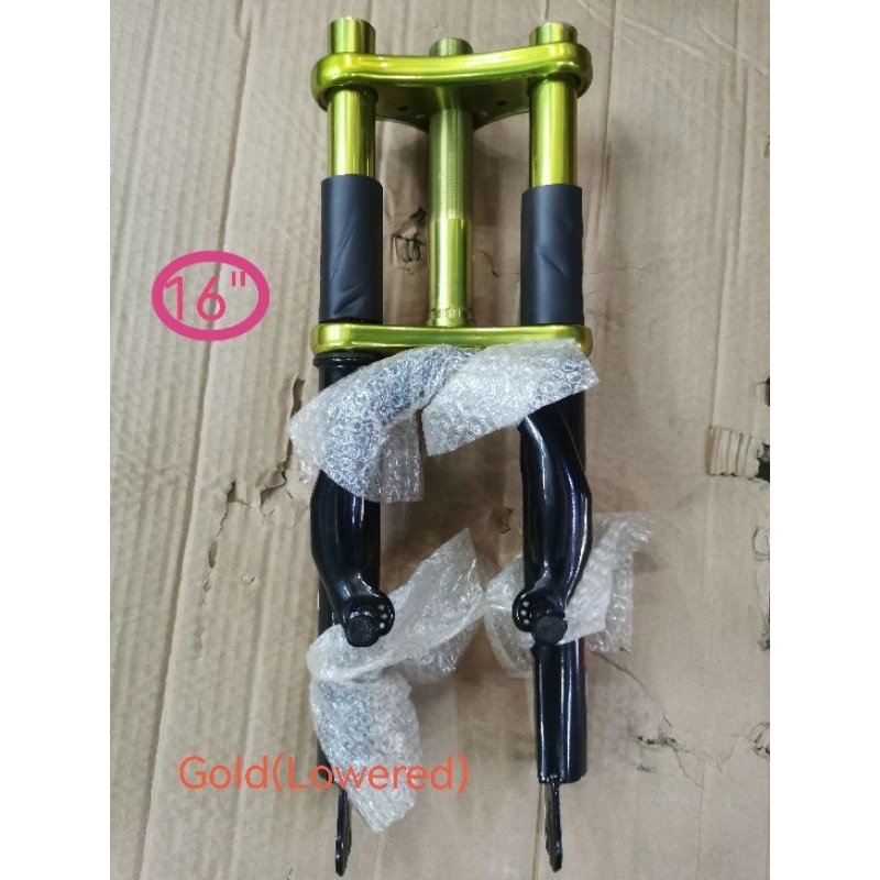 Fork Double 16" loweredhabis habis dan non lowered sesuai untuk basikal ...