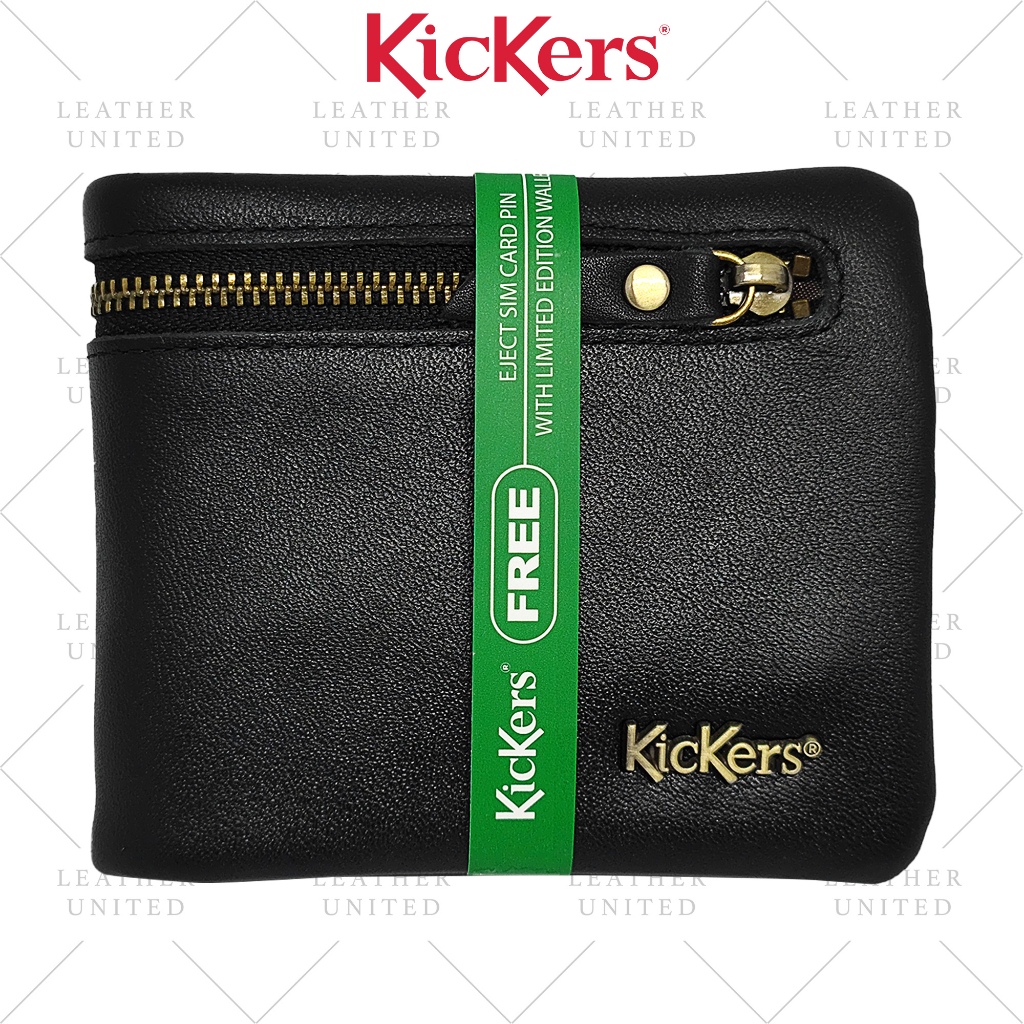Kickers Genuine Full Grain Leather Multi-functional Multi-digit Card ...