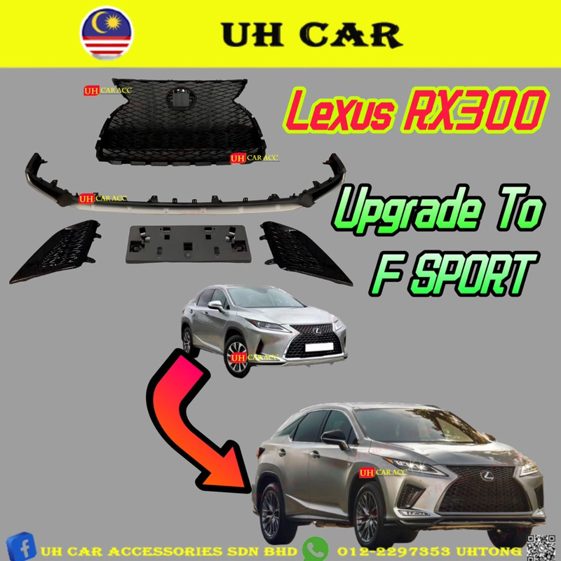 Lexus RX300 RX350 Rx 300 2019 2020 2021 Facelift F SPORT FSSPORT Front ...