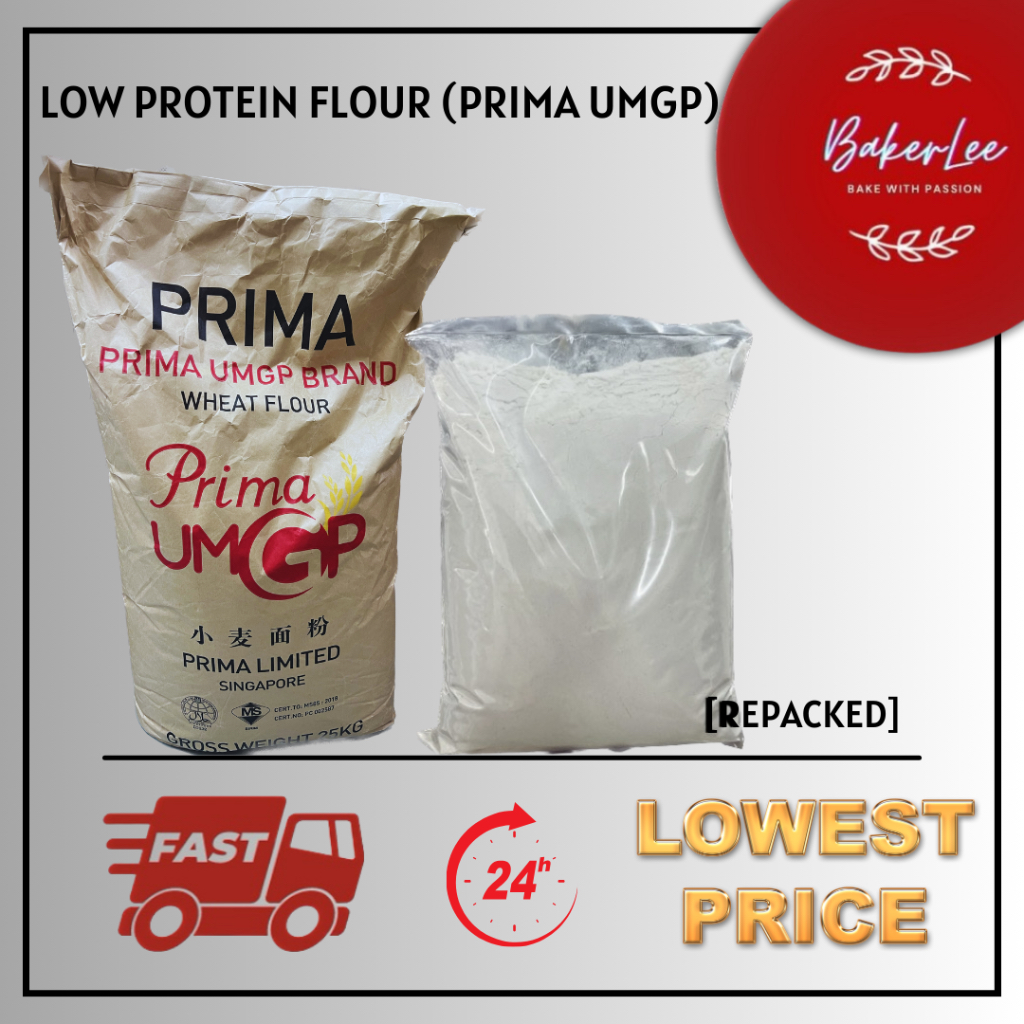 LOW PROTEIN FLOUR / PRIMA CAKE FLOUR / REPACKED / PRIMA UMGP 低筋面粉 1KG ...