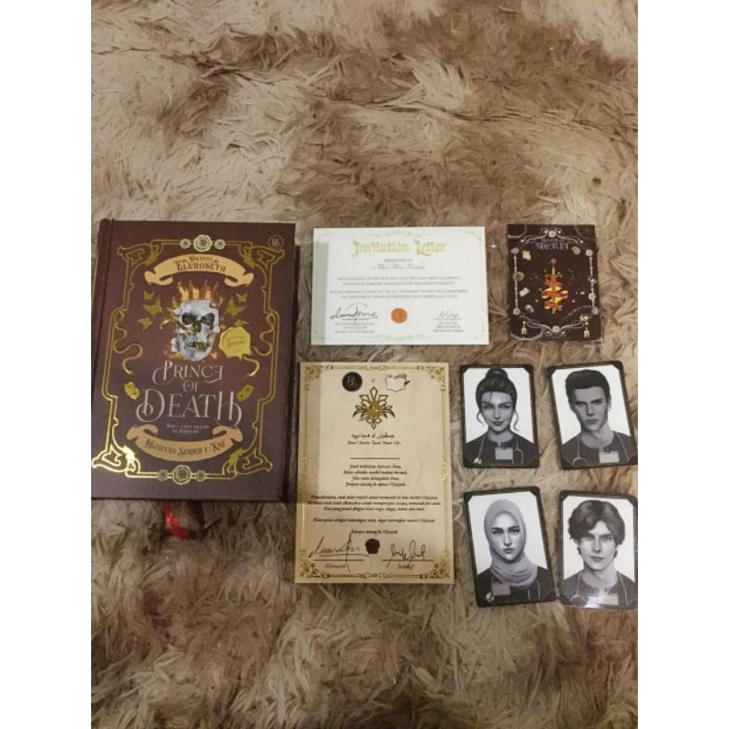 Prince of Death Sprayed Edges Inkloaf Malay Novel Combo | Shopee Malaysia