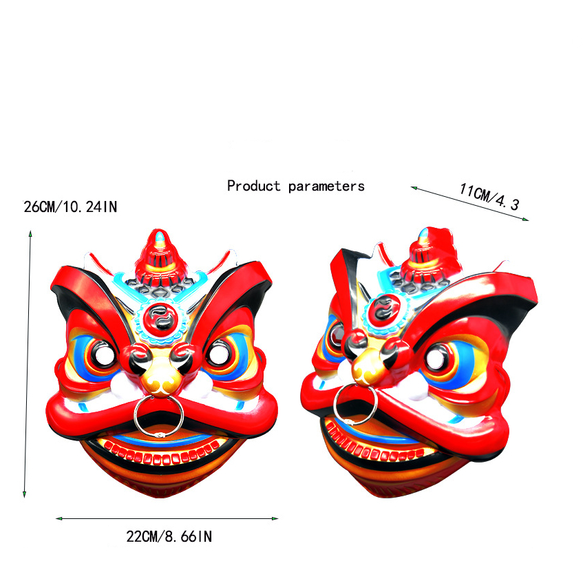 kids lion dance mask Chinese Lunar New Year | Shopee Malaysia