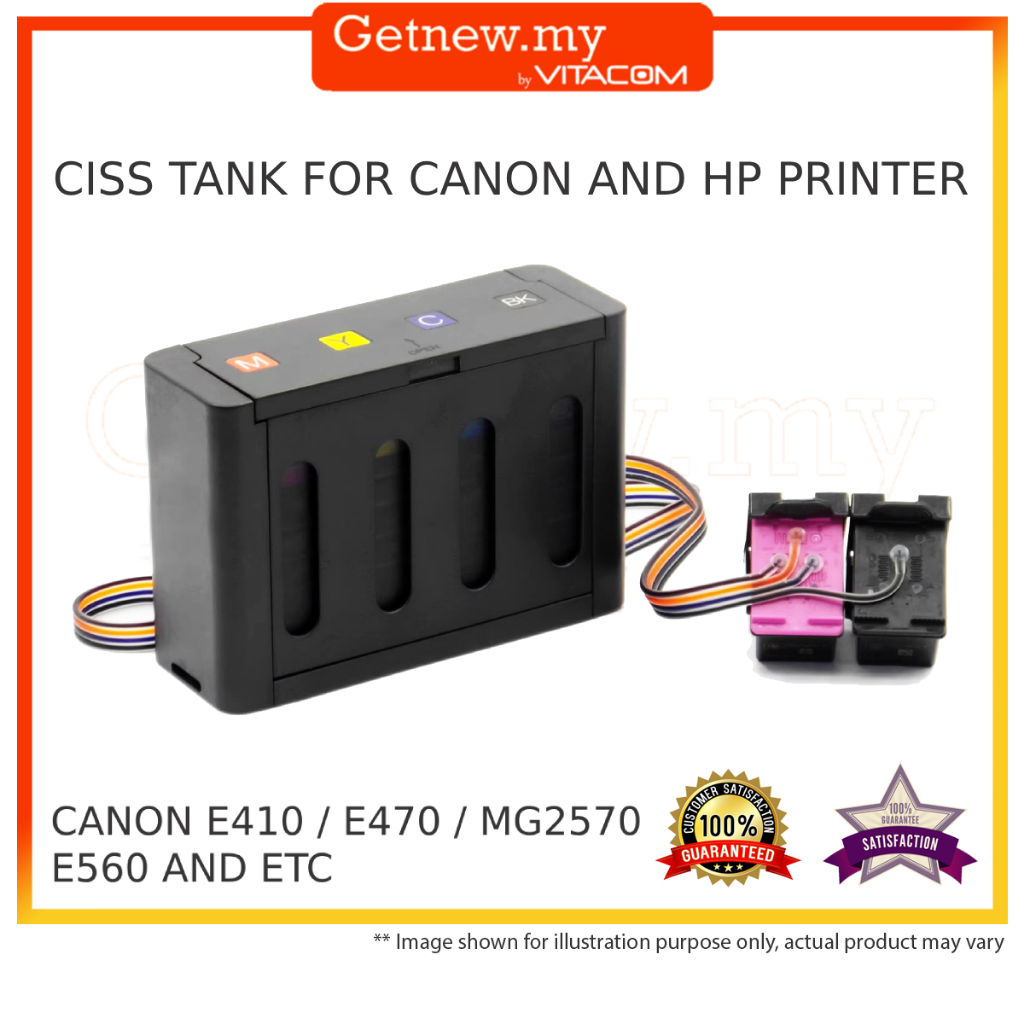 4 COLOURS CISS INK TANK CISS KIT TANK CONTINIOUS INK TANK SYSTEM FOR ...