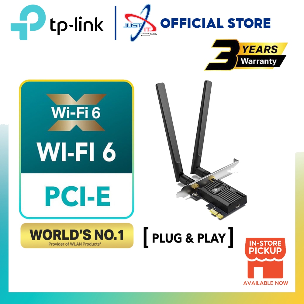 TP-Link Archer TX55E / TX50E AX3000 WIFI 6 Bluetooth 5.2 PCIe Adapter ...