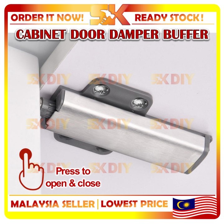 🇲🇾 ML730 Cabinet Door Damper Buffer Push to Open Magnetic Latch System ...